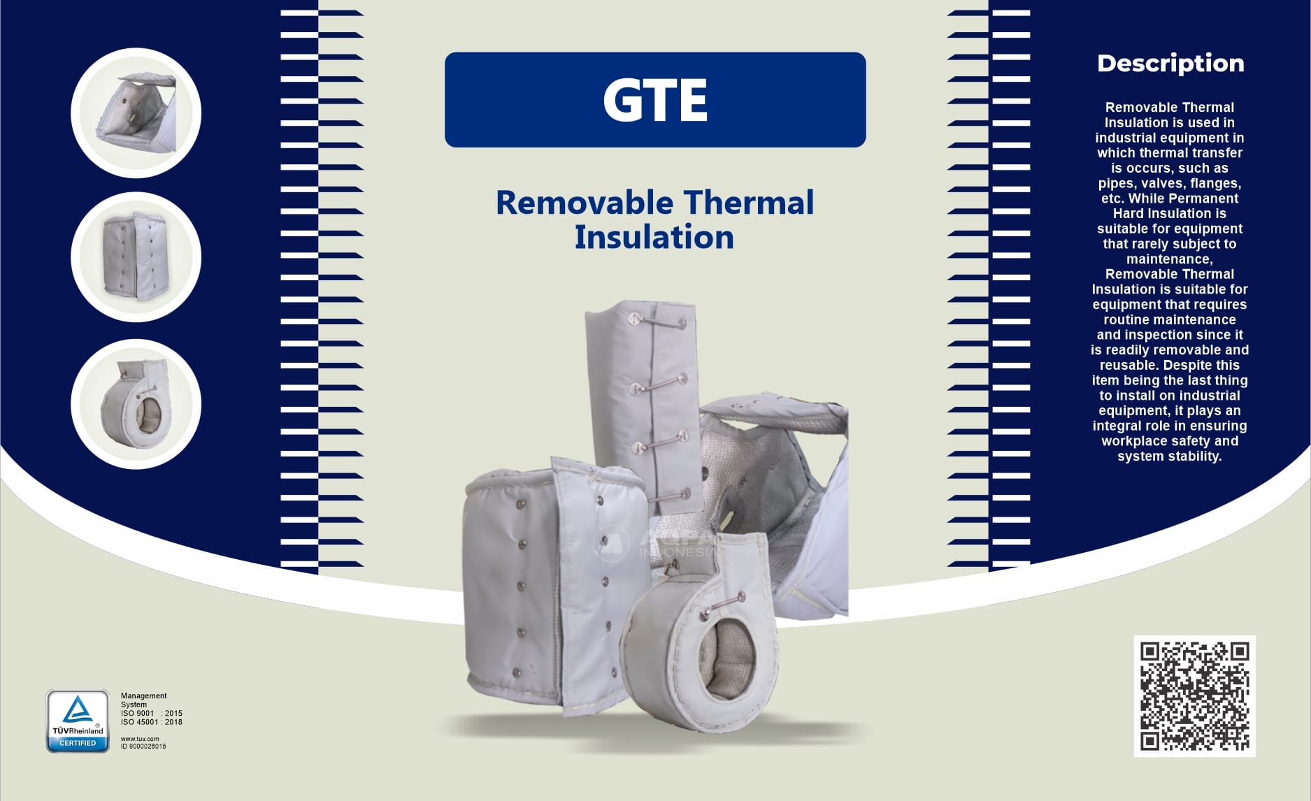 Removable Thermal Insulation Product - Grand Twins Engineering